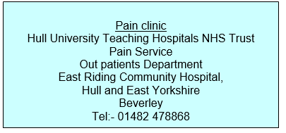 Capsaicin Cream (Zacin 0.025% or Axsain 0.075%) | Hull University ...