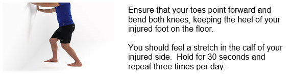 Minor avulsion fracture or no fracture seen following a foot injury ...