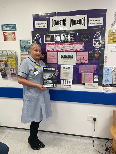 Domestic abuse information boards at Hull Women and Children’s Hospital | Hull University ...