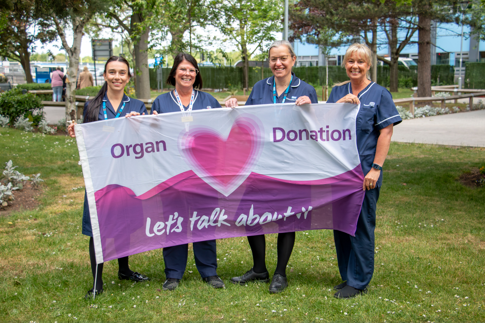 Flying the flag for organ donation in Hull | Hull University Teaching ...